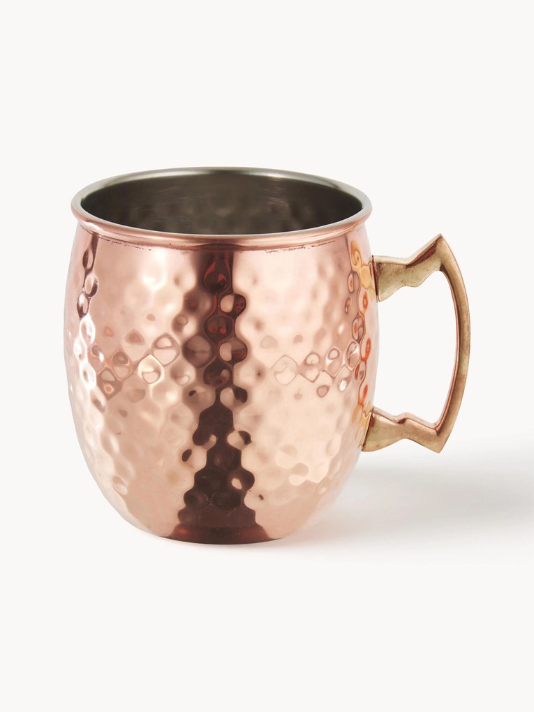 Hrnek na Moscow's tepaným povrchem Mule Hammered