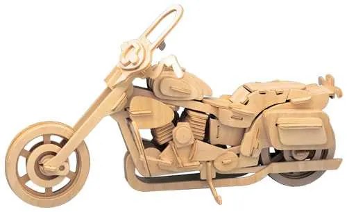 Woodcraft construction kit Woodcraft Dřevěné 3D puzzle Motorka Harley Davidson II
