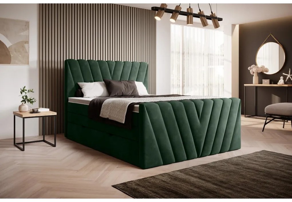 Candice boxspring postel 160X200 Materiál / Dekor: Lukso 39