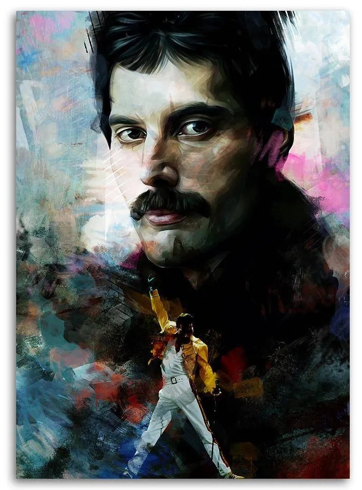 Gario Obraz na plátně Freddie Mercury Bohemian Rhapsody - Dmitry Belov Rozměry: 40 x 60 cm