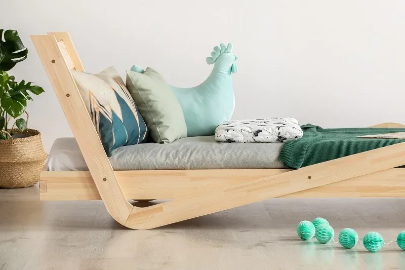 Adeko Dětská dřevěná postel ZigZag - 140x70