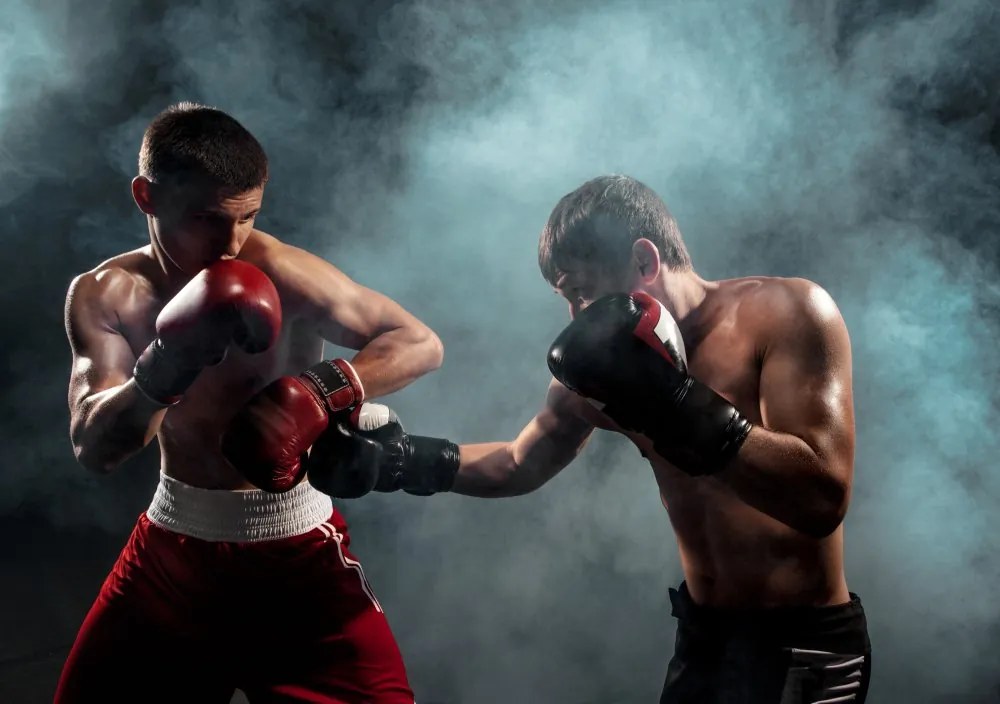 Fototapeta Profesionální Zápas Boxera Samolepící tapety 90x60