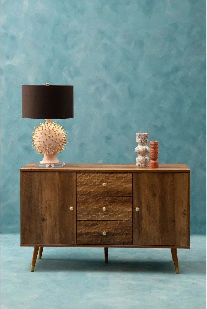 Komoda v tmavě přírodní barvě 114x70x39 cm Frida – Premier Housewares