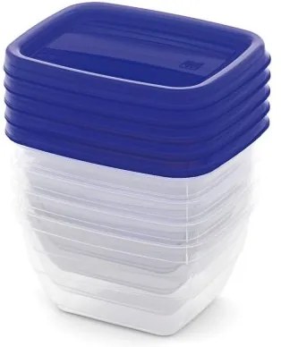 KIS Kis Set Food Box VEDO 5x0,25L modrý