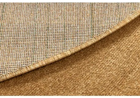 Dywany Luszczow Kusový koberec kulatý SOFTY Jednobarevný, zlatý Rozměr koberce: 120 cm KRUH