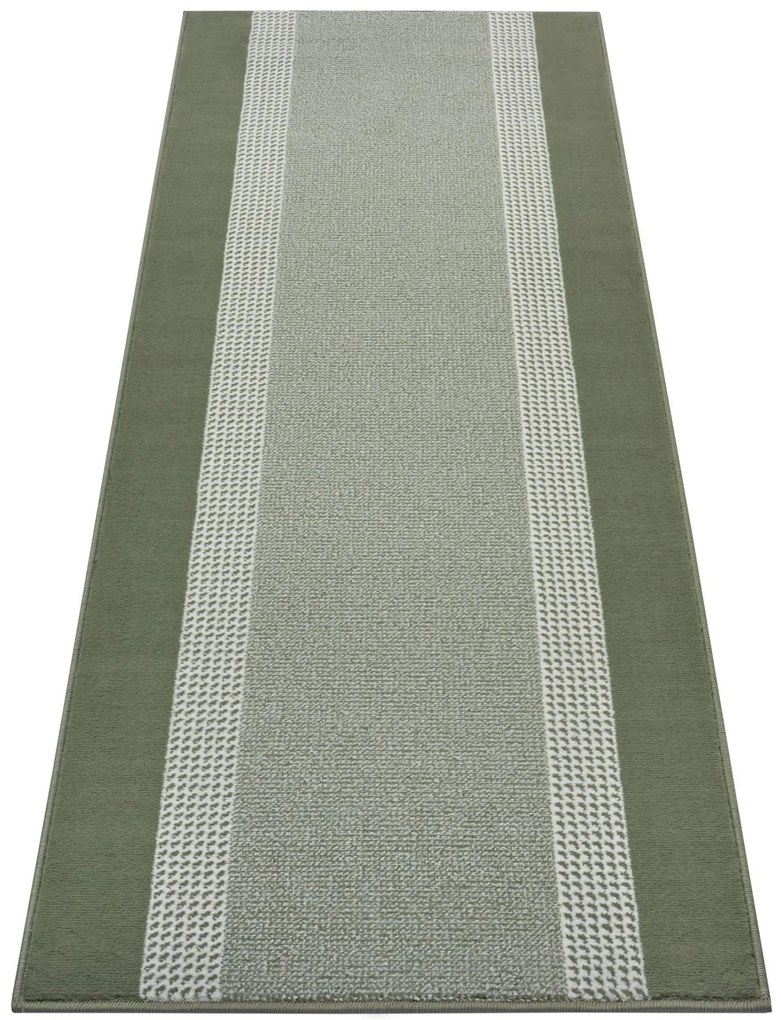 Hanse Home Collection koberce Běhoun Basic 105487 Green Rozměry koberců: 80x300