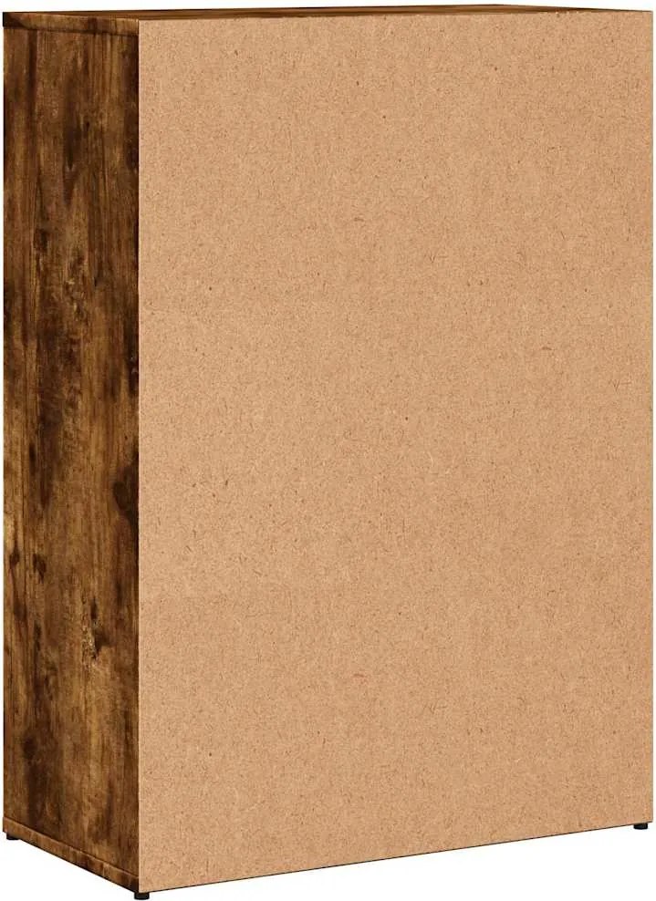 Příborníky 2 ks kouřový dub 60 x 30 x 84 cm kompozitní dřevo 3276599