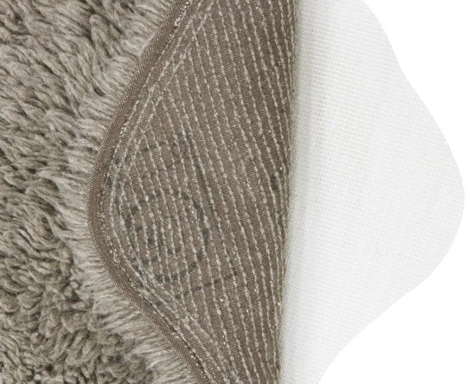 Lorena Canals koberce Vlněný koberec Woolly - Sheep Grey - 75x110 tvar kožešiny cm