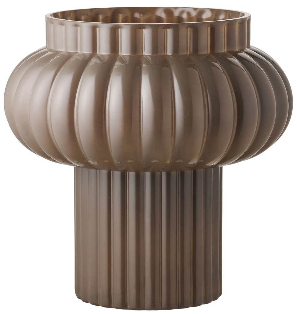 House Nordic Ručně foukaná váza VASE hnědá