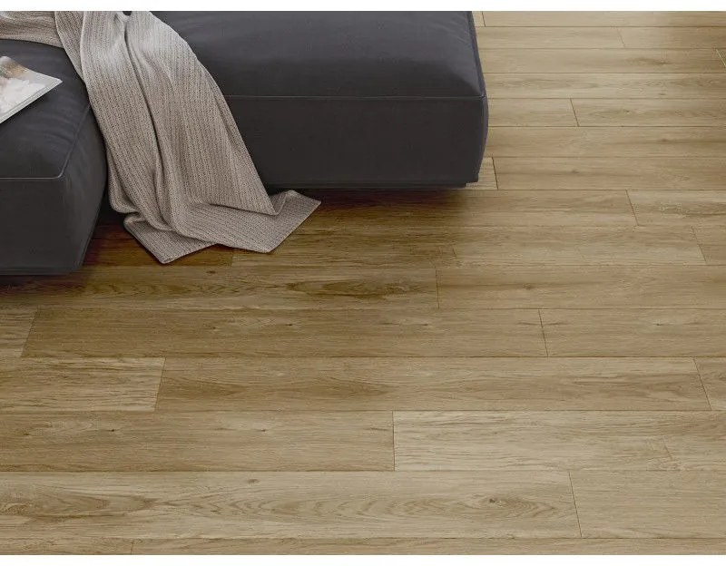Mexen Manhattan, vinylová podlaha 1240x182 mm SPC 6,5 mm, IXPE 1,5 mm, 4stranná V-drážka, dub, F1041-1240-182-505-4V1-01