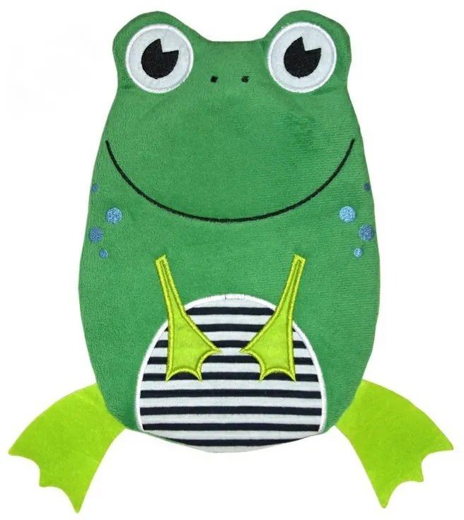Termofor Hugo Frosch Eco Comfort - žába, 0,8 l, zelená