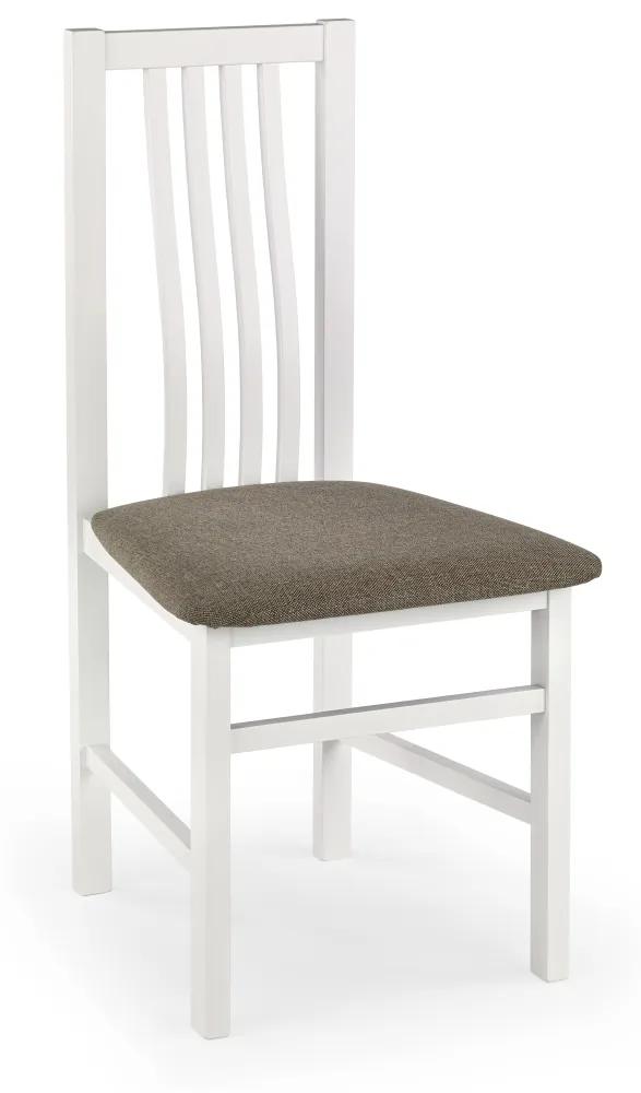 HALMAR Pawel židle bílá