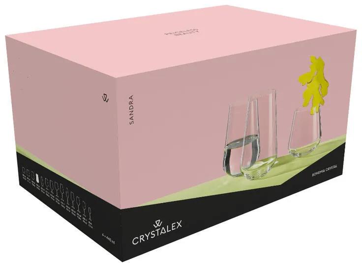 Crystalex Sklenice na prosecco Sandra 250 ml, 6 ks