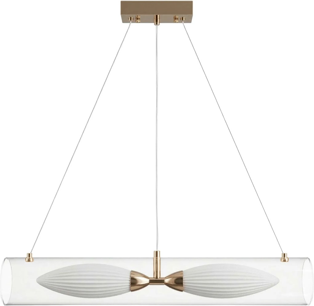 Toolight Rea, ZÁVĚSNÉ STROPNÍ SVÍTIDLO G152-2CP GOLD, OSW-04708