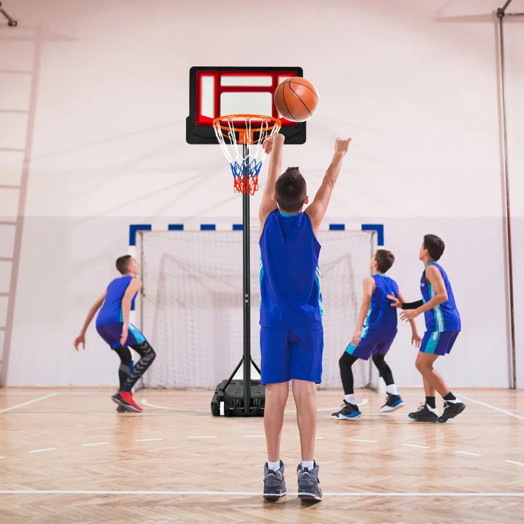 Costway Basketbalový koš pro děti odolný proti povětrnostním vlivům
