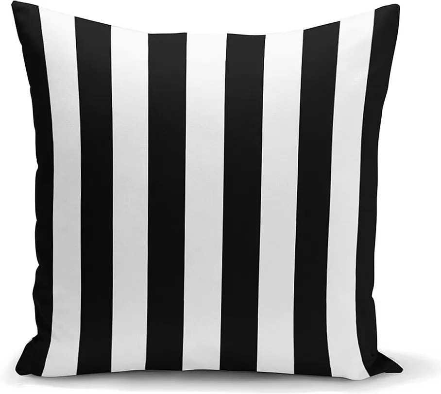 Povlak na polštář Minimalist Cushion Covers BW Stripes Minimalismo, 45 x 45 cm