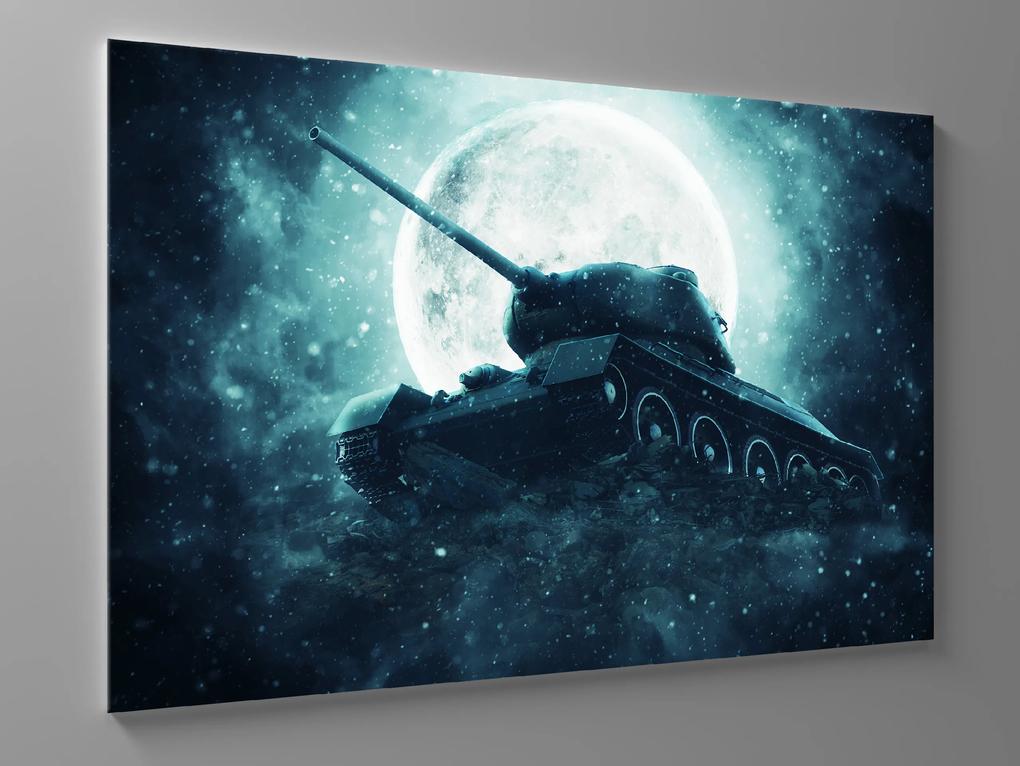 Liox Dětský obraz tank Rozměr: 60 x 40 cm