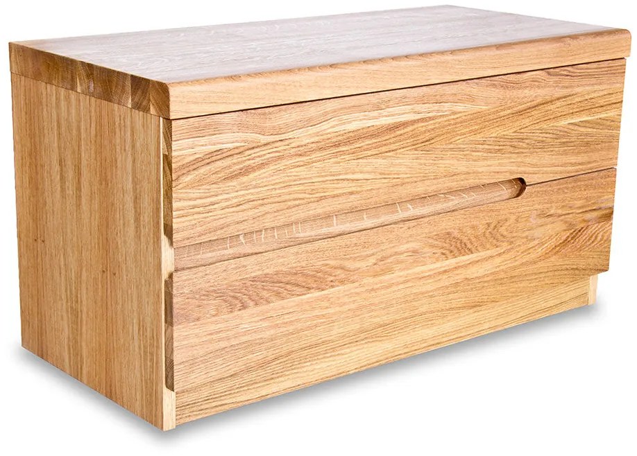 Postelia noční stolek PALERMO 45 cm 50x40 cm - masiv Buk