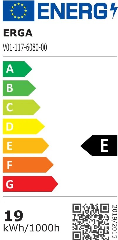 Erga Mia, LED zrcadlo 60x80cm, 2185 lm, 6500K, přední/zadní osvětlení, ERG-V01-117-6080-00