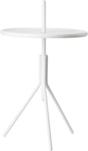 Bílý kovový odkládací stolek Zone Inu, ø 33,8 cm