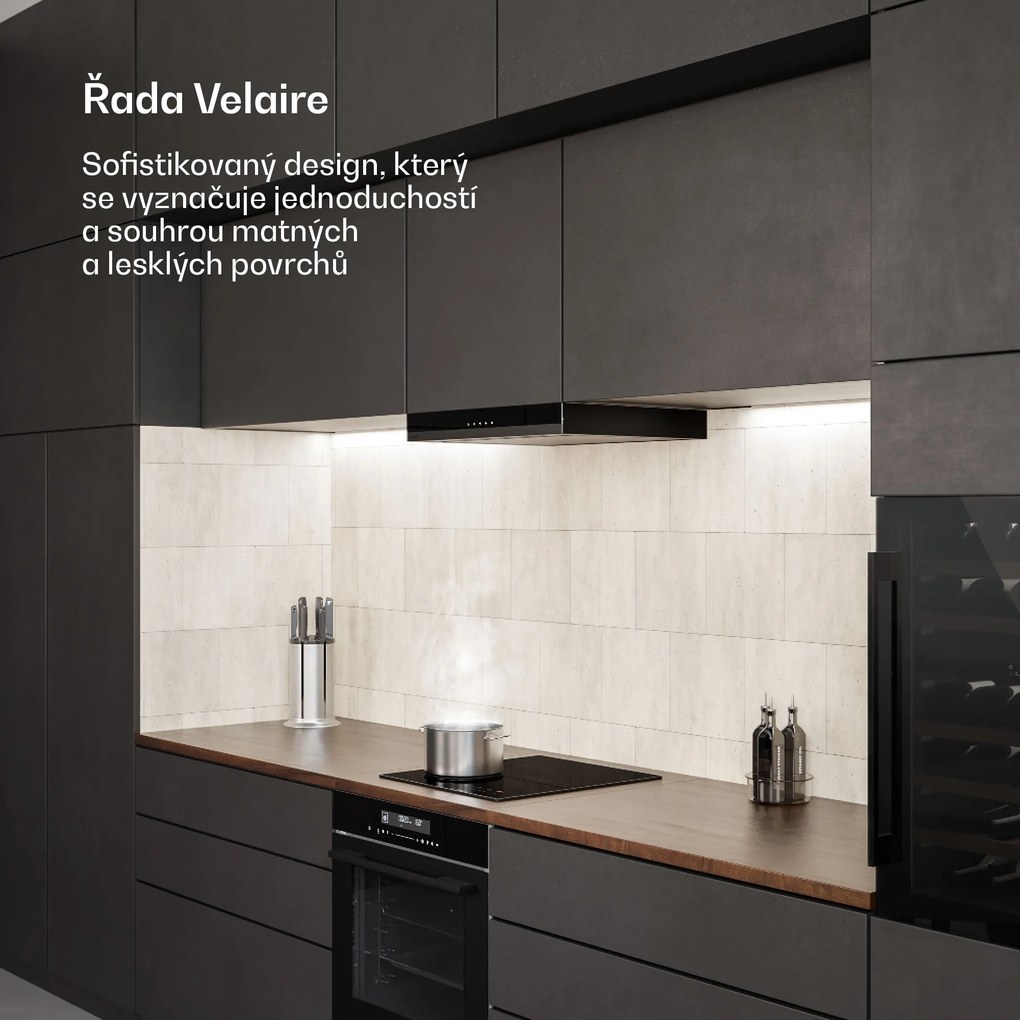 Klarstein Velaire indukční varná deska | Elegantní, minimalistická, úsporná na místo | 3 varné zóny | 5500 W | 45 cm