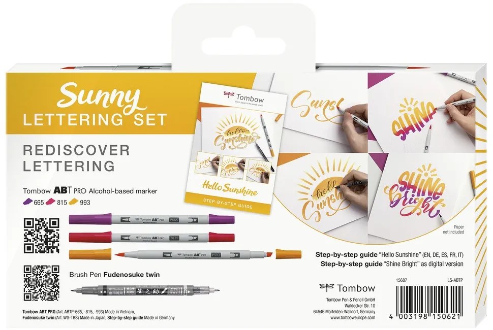 Tombow - sada na lettering Sunny Lettering Set