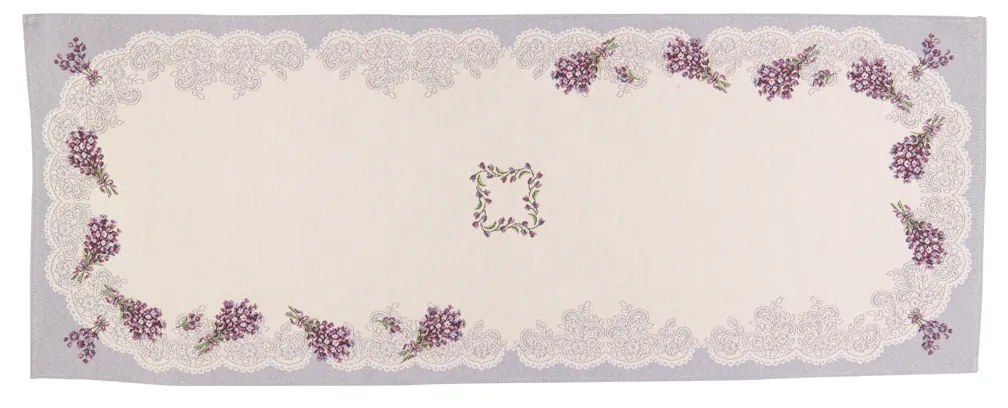 Tegatex Gobelínový ubrus - svázané fialové kvítky Velikost: 40*100 cm