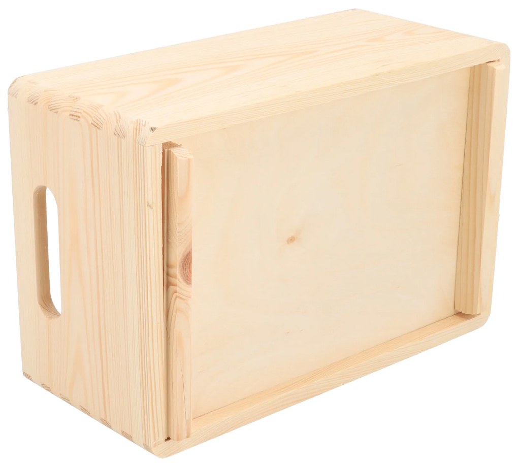 ČistéDřevo Dřevěný box 30 x 20 x 14 cm