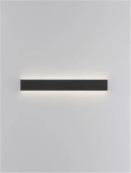 LED nástěnné svítidlo Seline 60 černé
