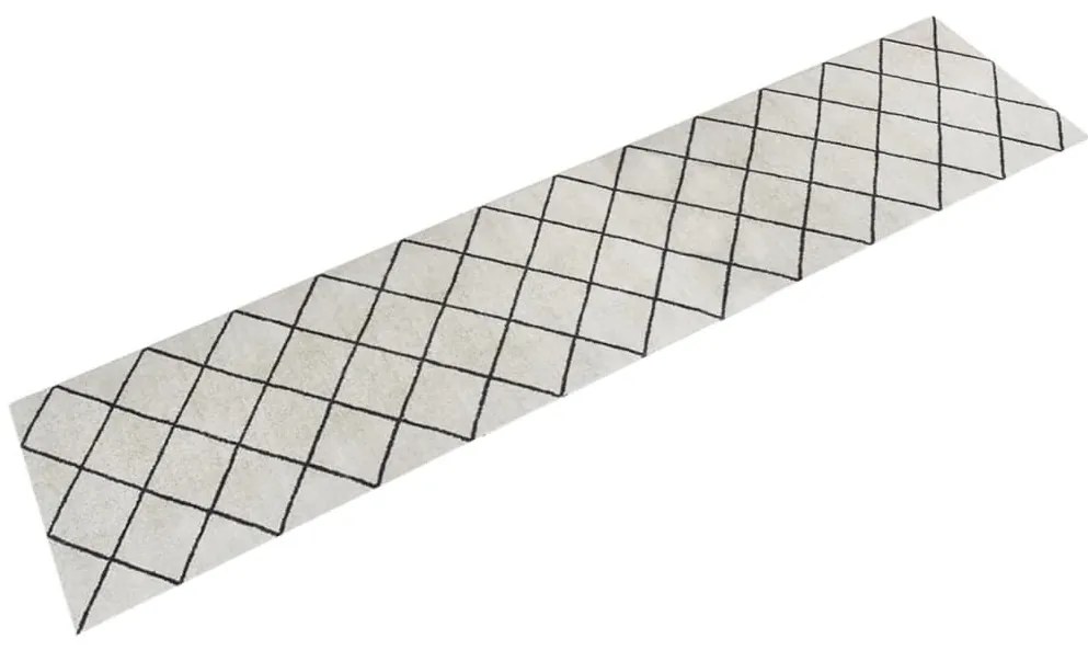Kuchyňský koberec omyvatelný Čtverec 60 x 300 cm samet 136569