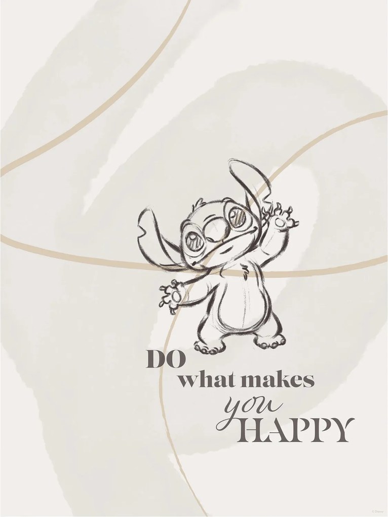 Komar Plakát Disney Lilo and Stitch Do What Makes You Happy 30 x 40 cm