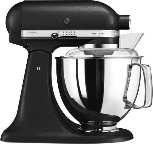 Kuchyňský robot kitchenaid artisan  5ksm175, černá litina, 4,8 l
