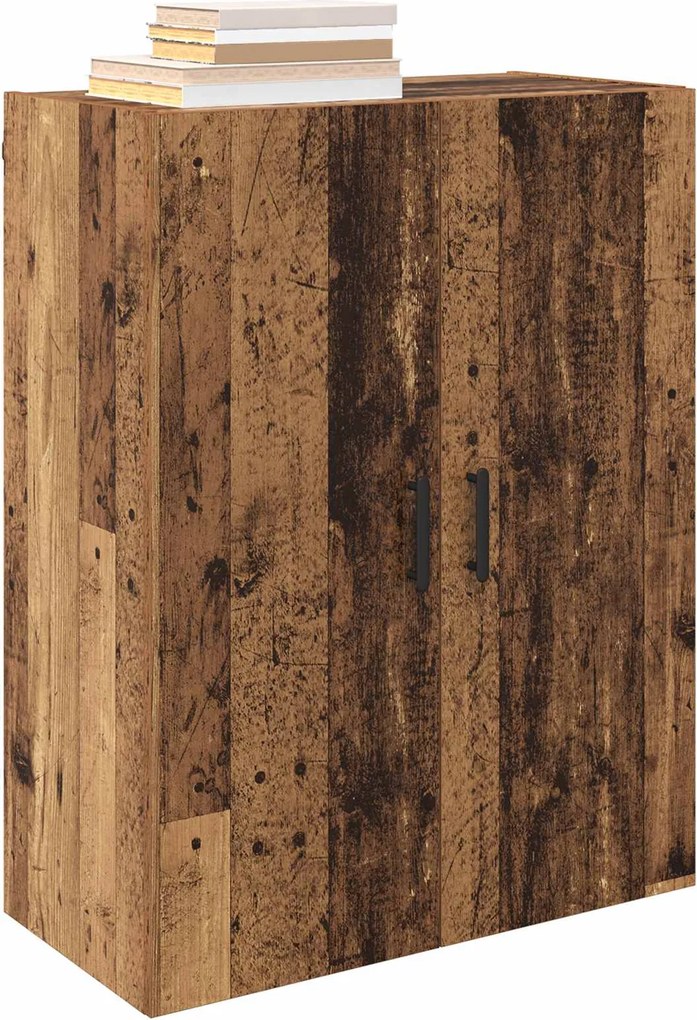 Nástěnná skříň 2 ks Staré dřevo 69,5 x 34 x 90 cm 3394530