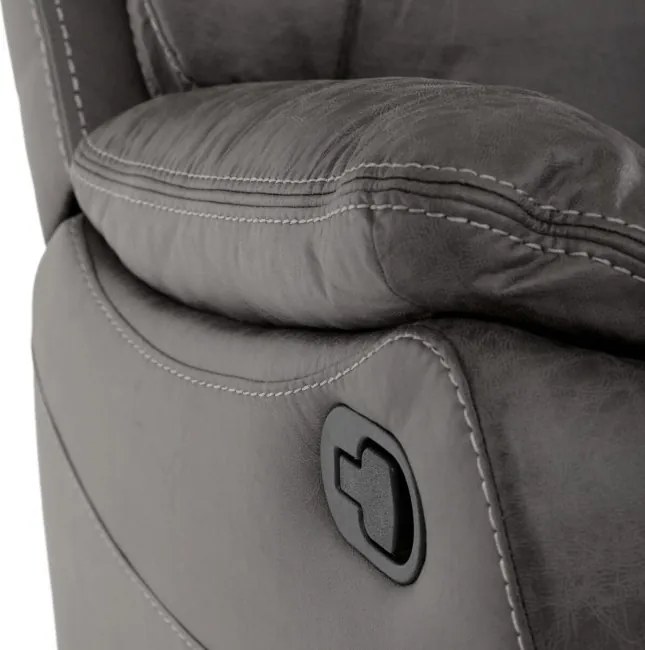 Polohovací křeslo šedé TV-4092 GREY3