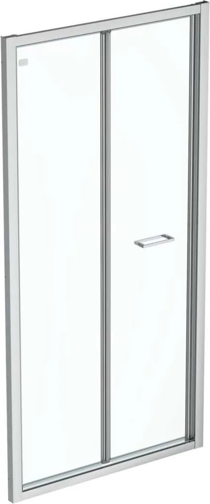 Ideal Standard - Skládací sprchové dveře 85 cm, silver bright/čiré sklo K9286EOROZ1