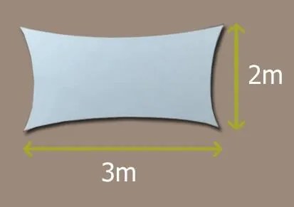 Hesperide stínící plachta Curacao 2x3m taupe
