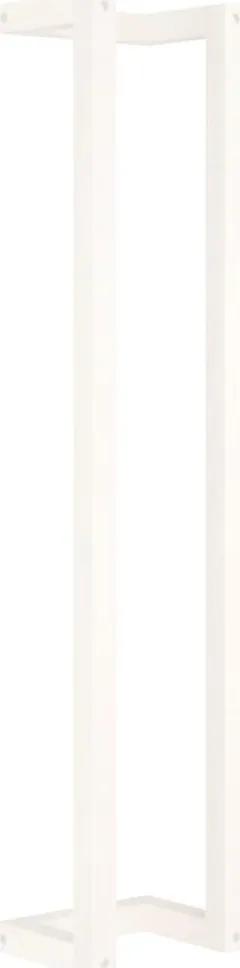vidaXL Věšák na ručníky 23 x 18 x 110 cm masivní borové dřevo [822405] Barva: Bílá