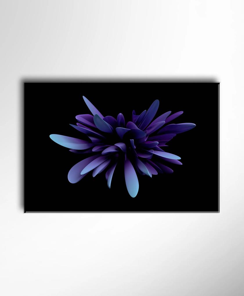 Malvis ® Obraz Abstraktní tvar květu ROZMĚR (šířka x výška): třídílný obdélník 90x60 cm