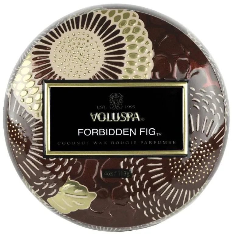 Voluspa – vonná svíčka Forbidden Fig (Zralý fík), 113 g