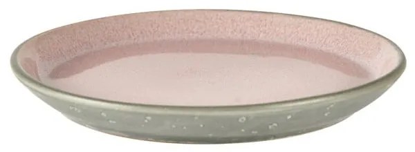 Růžový/šedý dezertní talíř z kameniny ø 17 cm Gastro Grey/Light Pink – Bitz