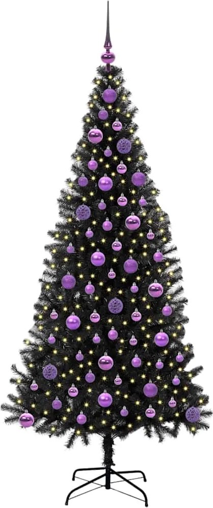 Vánoční stromeček Černá 180 cm PVC 3396484