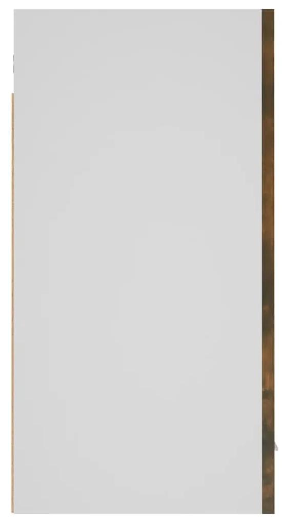 Závěsná skříňka kouřový dub 60 x 31 x 60 cm kompozitní dřevo - Default Title
