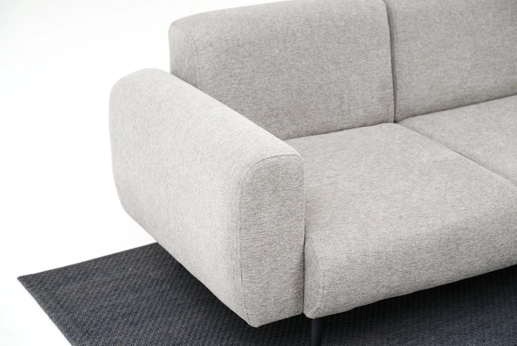 Hanah Home Třímístná pohovka SIDE světle šedá