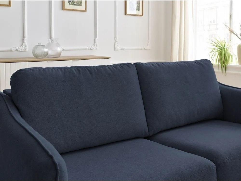 Tmavě modrá pohovka na každodenní spaní/rozkládací 178 cm Lenny – Bobochic Paris