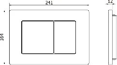 Mexen FENIX 03 - TLAČÍTKO PRO Mexen MODUL, ocel(inox) - 600312