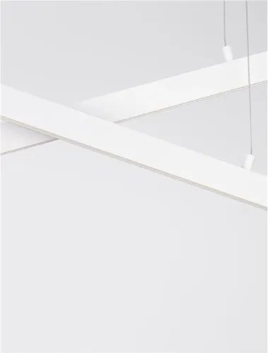 Závěsné LED svítidlo NOVA LUCE X-LINE 40W 3000K 9060910 stmívatelné Triac