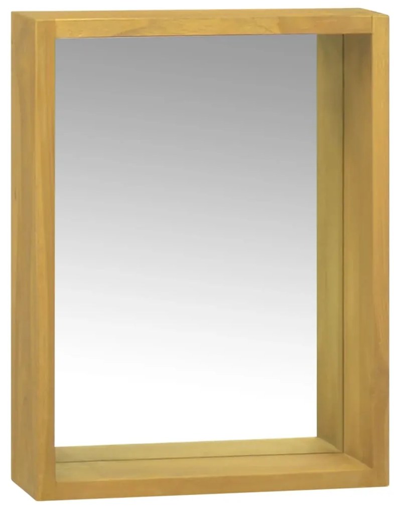 Zrcadlová skříňka 30 x 10 x 40 cm masivní teakové dřevo 338243