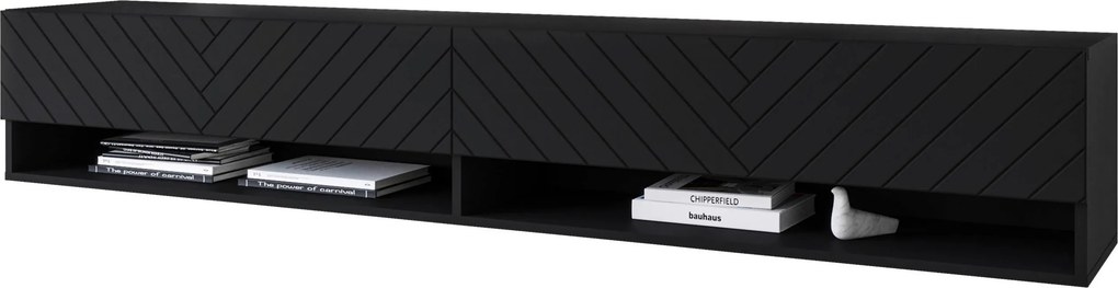 XXXLutz NÍZKÁ KOMODA, černá, 180/30/32 cm P & B - Online Only TV příslušenství - 002778000409