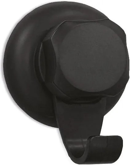 Černý samodržící nástěnný háček Compactor Bestlock Black Single Hook