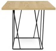 Tone Hone Konferenční stolek  Boko 50 x 40 cm (Dub (dýha) s černou ocelí)